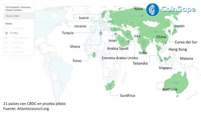 Lista De Proyectos CBDC Alrededor Del Mundo; ¿En Qué Estado Están ...
